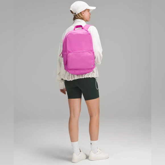 lululemon athletica | Bags | Lululemon Everywhere Backpack 22l Pow Pink ...